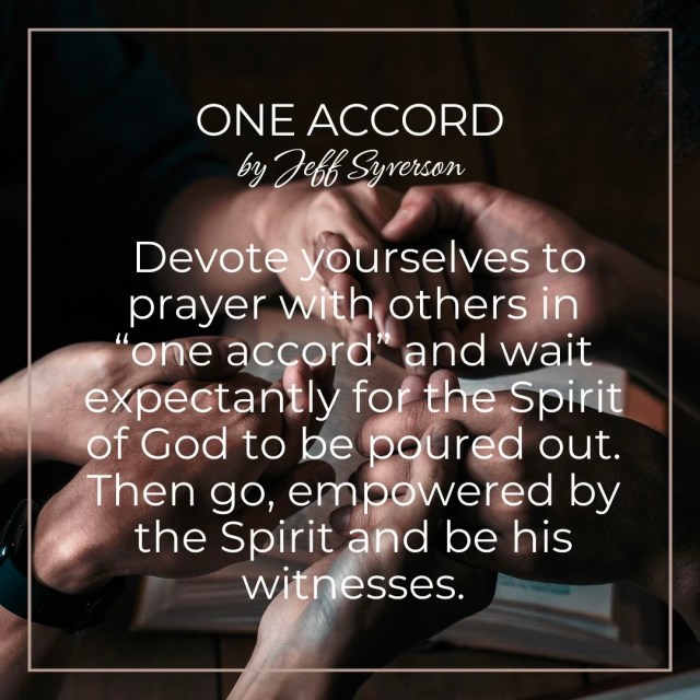 One Accord | pastor jeff's neighborhood